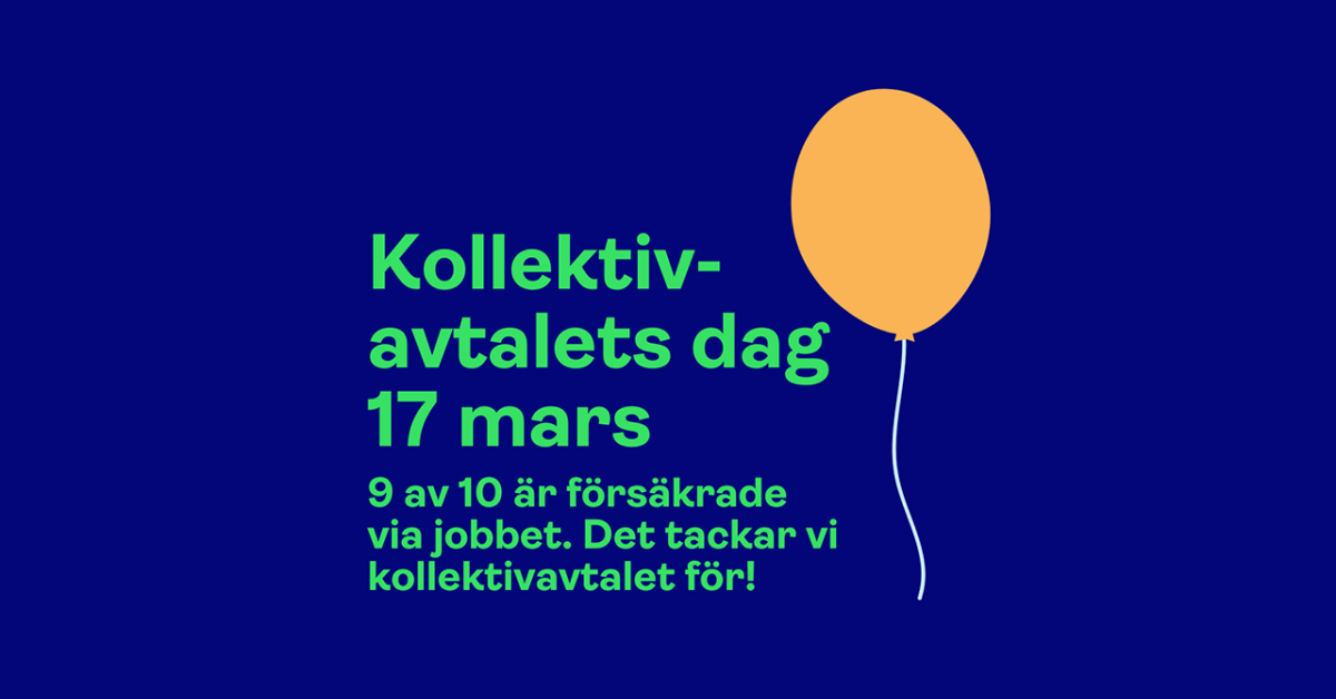 Vi firar kollektivavtalets dag